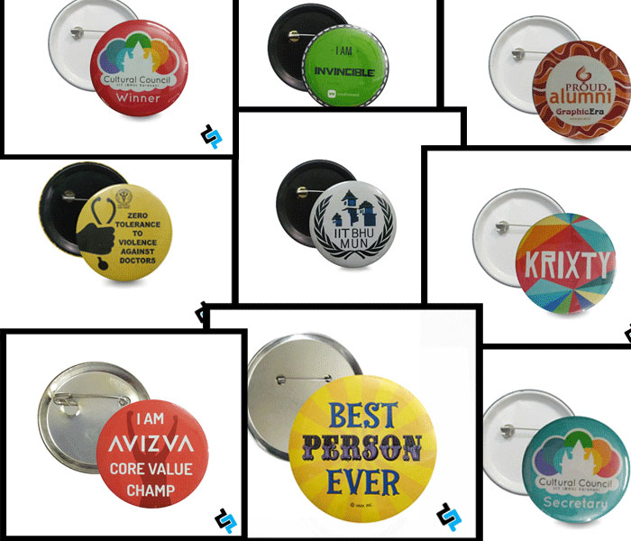 Round Button Badges Printing in Delhi | Round Badges Printing ...