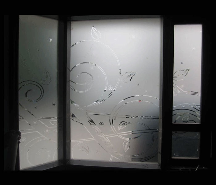 Customized Decorative glass films for office and Residence Decorations ...